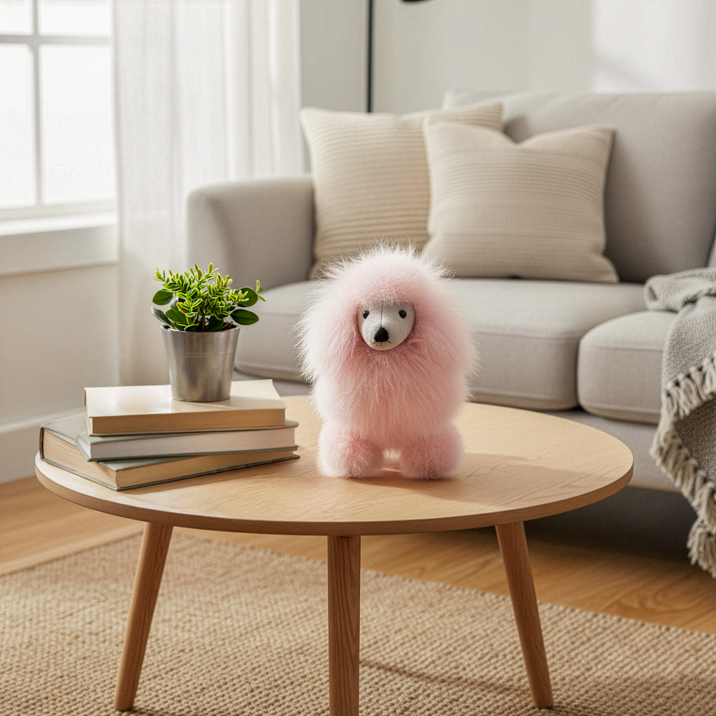 Alpaca Fur Poodle Stuffed Animal Toy - Handmade by Fair Trade Artisans ...