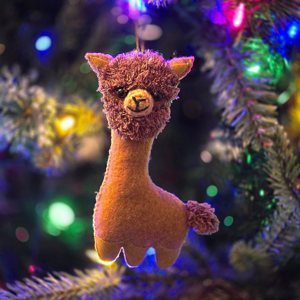 Alpaca Puff Plush Ornaments – Purely Alpaca